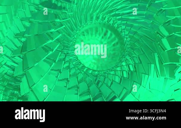 abstract green background with many random shapes Stock Video Footage ...