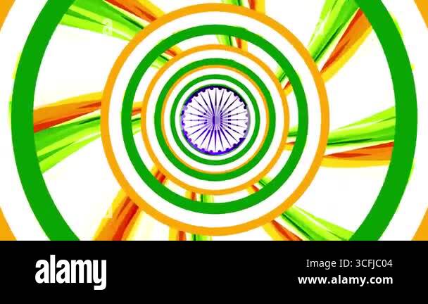 A vibrant, abstract design featuring concentric circles and flowing ...