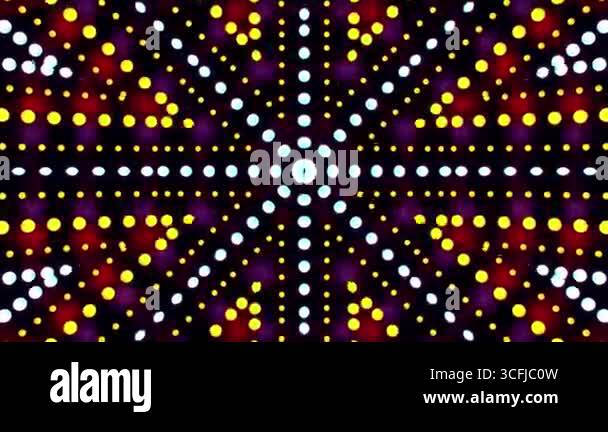 A vibrant abstract design featuring symmetrical patterns of colorful ...