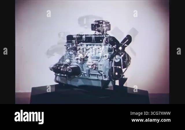UNITED STATES - 1951 - Overhead valve Cargo King V-8 engines for Ford ...