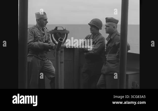 Normandy 1944 three naval officers Stock Videos & Footage - HD and 4K ...