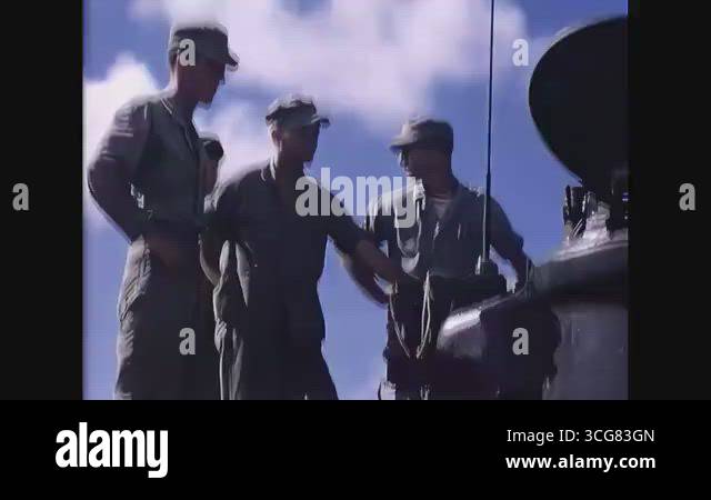 VIEQUES - 1952 - United States Army commanders and section leaders ...