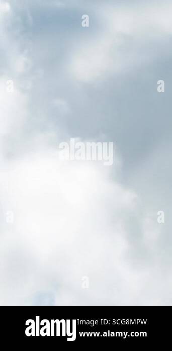 Digital animation of clouds moving in the clear sky 4k Stock Video ...