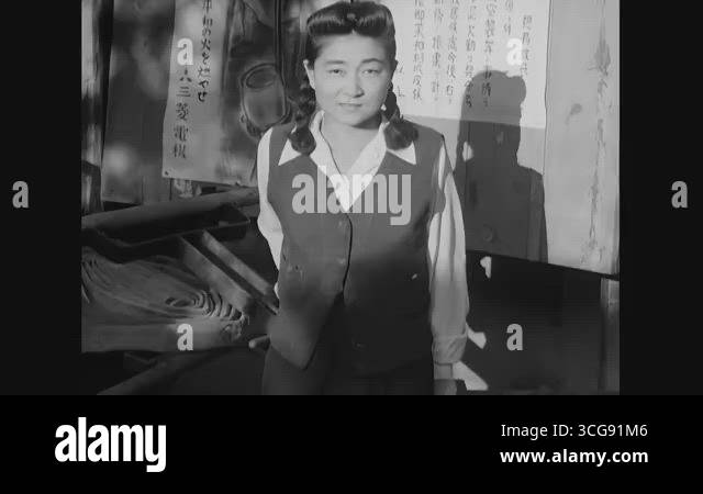 TOKYO - 1945 - Broadcaster Tokyo Rose is interviewed about where she ...