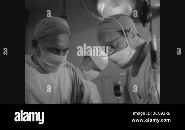 USA - 1955 - In this TV medical drama, US Navy medics on a hospital ...