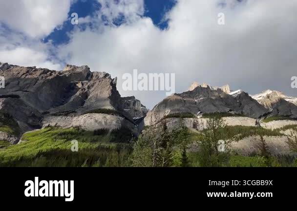 Late spring in the Canadian Rockies Stock Video Footage - Alamy