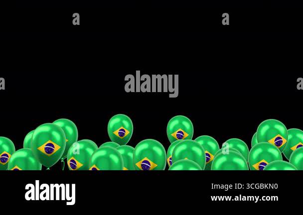 Brazil Balloons Transition, Full HD 19201080 Resolution Duration clip ...