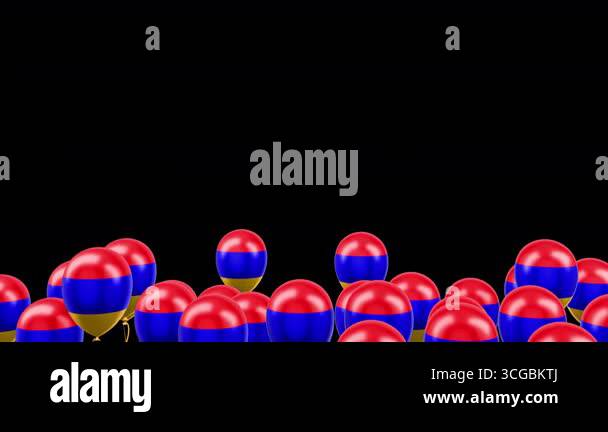 Armenia Balloons Transition, Full HD 19201080 Resolution Duration clip ...