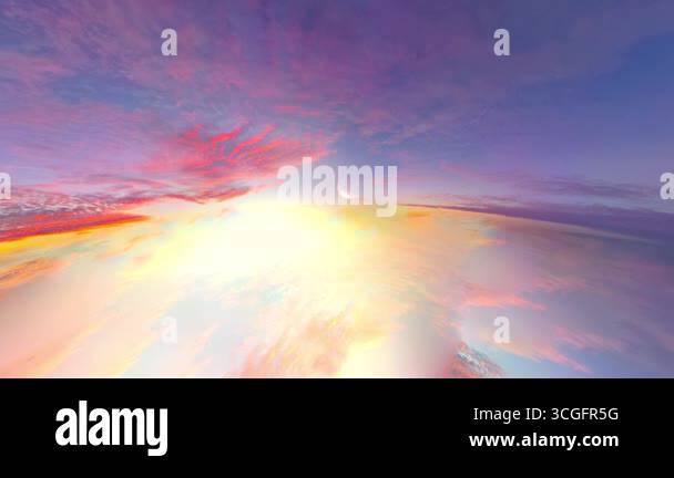 3D rendering of the sky and clouds Stock Video Footage - Alamy