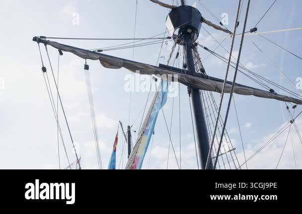 Tall ship mast flags Stock Videos & Footage - HD and 4K Video Clips - Alamy