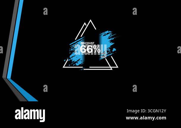 vector abstract geometric triangle and blue. vector illustration design ...