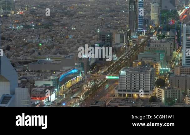 Panorama view skyline riyadh Stock Videos & Footage - HD and 4K Video ...