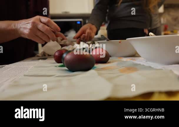 Video of multiple Colorful Easter Eggs. High quality 4k footage Stock ...