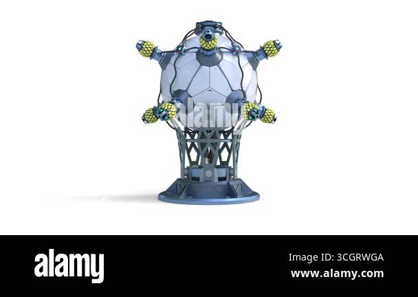 sci-fi nuclear reactor Stock Video Footage - Alamy