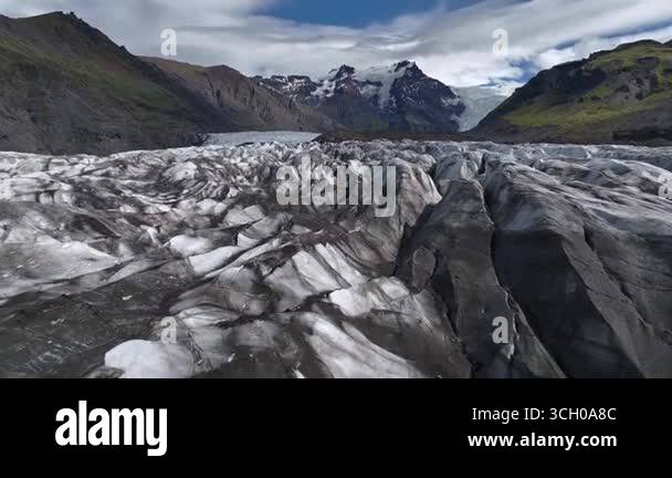 Glacial crevasse ice moraine Stock Videos & Footage - HD and 4K Video ...