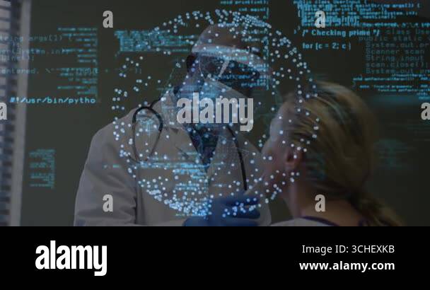 Doctor bringing swab and inserting into patient nostril for medical ...