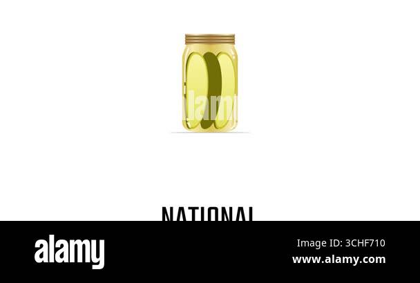 national pickle day motion video, ideal for national pickle day ...