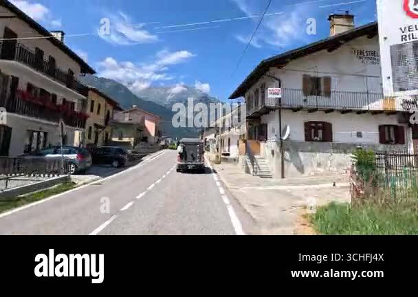 A picturesque journey through a quaint Italian town Stock Video Footage ...