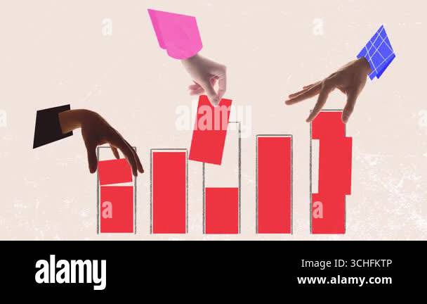 Ad template. Fair Share. Diverse hands in colored sleeves equally ...