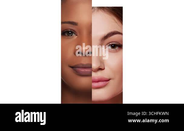 Medical and dermatological materials on skin conditions. Video banner ...