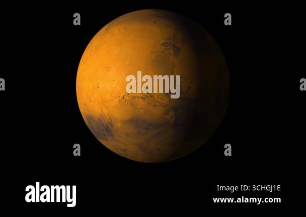Mars transforms through various shapes and sizes Stock Video Footage ...