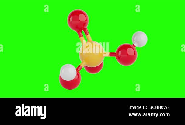 4k Resolution Video: Chemical Science Concept. Colorful Sulphuric Acid ...