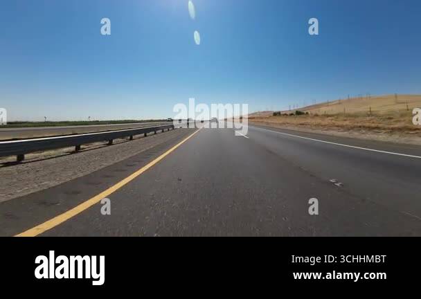 Central California Freeway 5 South and 580 Junction 05 Front View ...