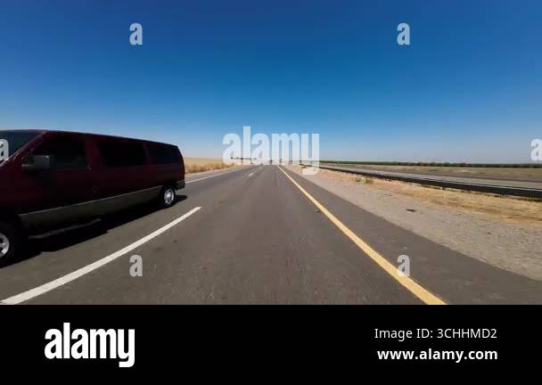 Central California Freeway 5 South and 580 Junction 05 Rear View ...