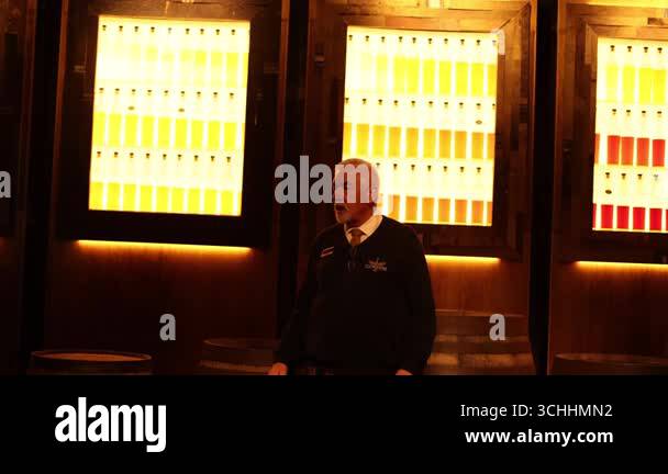 Guide explaining distillery process in Stock Videos & Footage - HD and ...