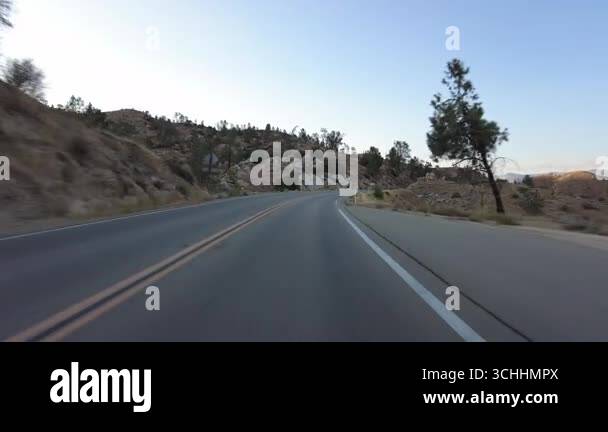 Lake Isabella 3 Dam 06 Front View MultiCam Sunset Driving Plate Sierra ...