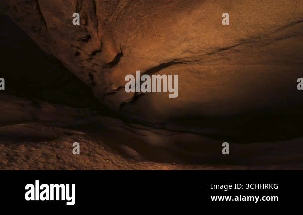 Caving in Hummingbird Tunnel Cave Looking Around - Action Camera Simi ...