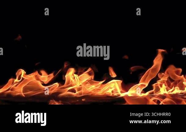 Super Slow Motion 1000fps Blaze Stock Video Footage - Alamy