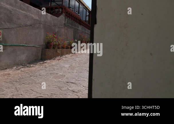 Beautifully textured stone pathway leading to a serene environment with ...