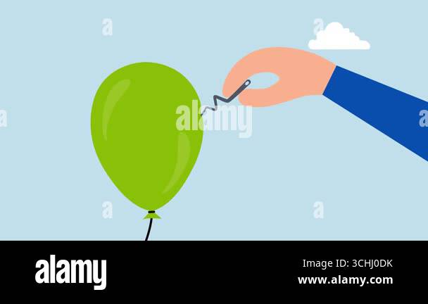 Strong economic structure, 4k animation of Needle bends when puncturing ...