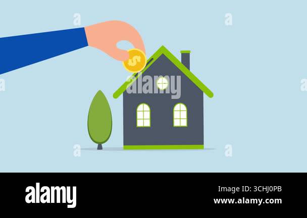 Homeowner icon house Stock Videos & Footage - HD and 4K Video Clips - Alamy