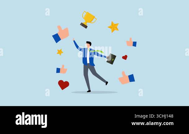 Best employee company vector Stock Videos & Footage - HD and 4K Video ...