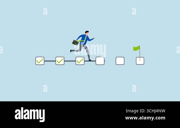 Project management, 4k animation entrepreneur project leader ...