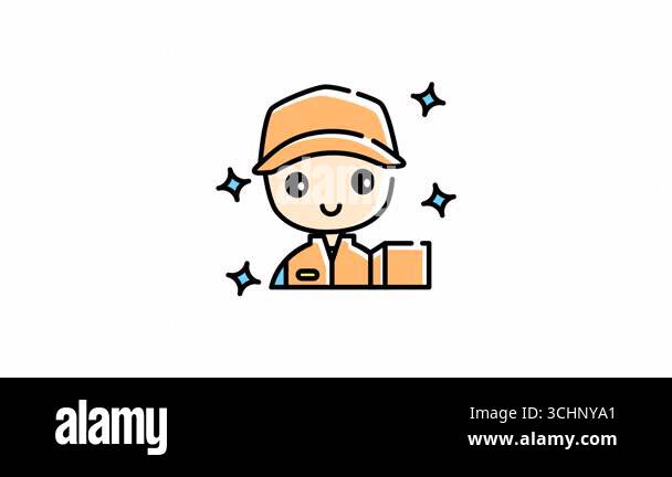 Courier icon perfect for delivery services, logistics companies, and ...