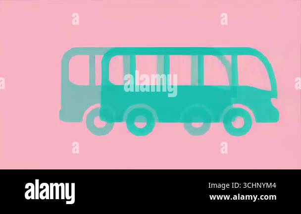 Teal bus Stock Videos & Footage - HD and 4K Video Clips - Alamy