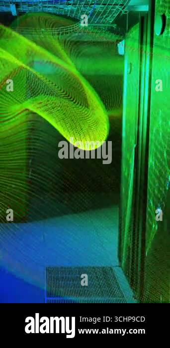 Animation of mesh and digital data processing over computer servers ...