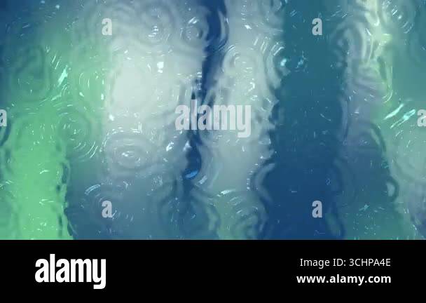 Green teal ripple background with abstract swirling vertical textures ...