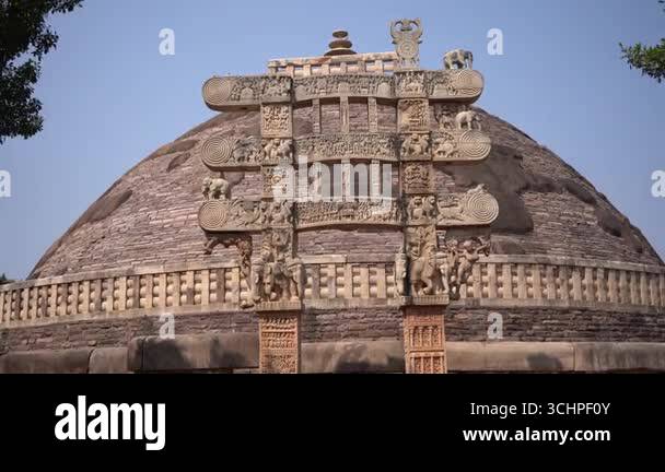 Sanchi stupa, Buddhist monuments listed as World Heritage by UNESCO ...