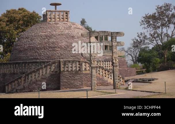 Sanchi stupa, Buddhist monuments listed as World Heritage by UNESCO ...