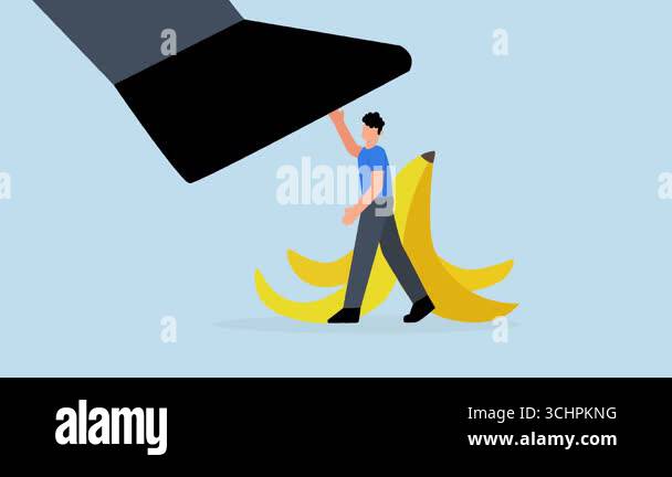 Slippery banana Stock Videos & Footage - HD and 4K Video Clips - Alamy