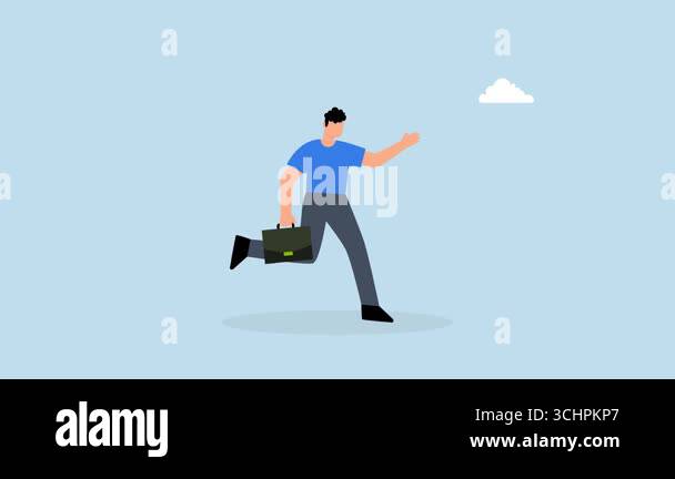 Business man holding portfolio Stock Videos & Footage - HD and 4K Video ...