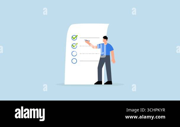 Unlock true potential, 4k animation of businessman with a golden key ...