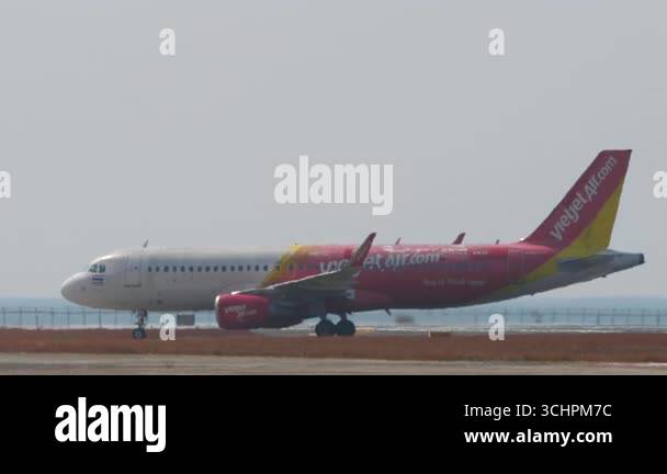 PHUKET, THAILAND - FEBRUARY 14, 2025: Airbus A320, HS-VKQ of Thai ...