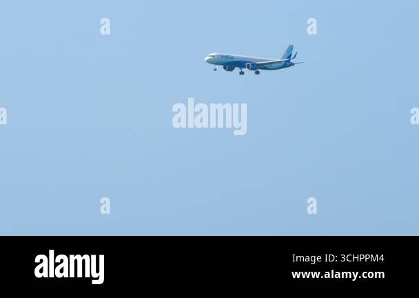 PHUKET, THAILAND - FEBRUARY 08, 2025: Passenger aeroplane IndiGo A321 ...