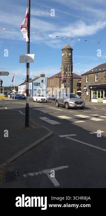 Bushmills, Northern Ireland - Aug 18th, 2025: Traffic stops at ...