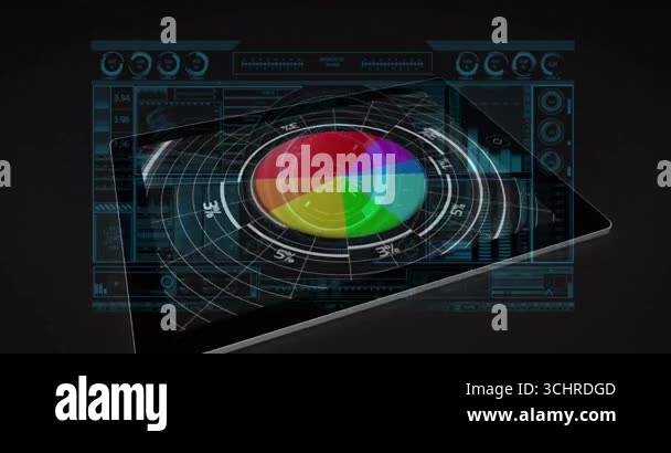 Control panel starting donut chart popping on tablet, morphing into ...